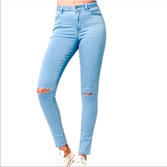 Bullhead | Jeans | Bullhead Distressed Super High Rise Skinniest Blue ...